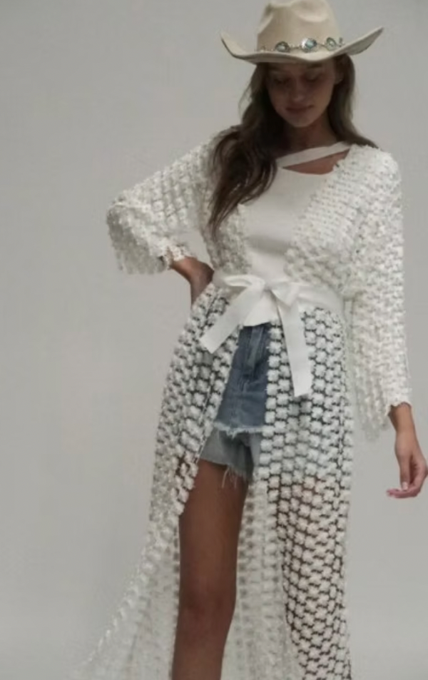 Pearl Beaded Duster: Gold - That's Invintage